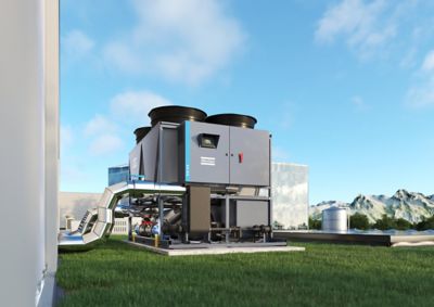 Chiller machine store
