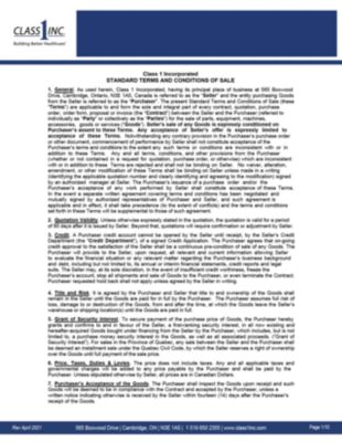 Customer Service | Class 1 Inc