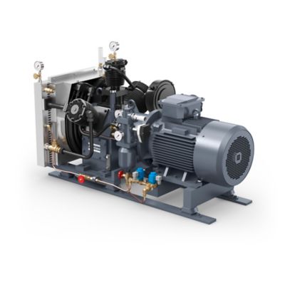 LT oil-lubricated high pressure piston compressor