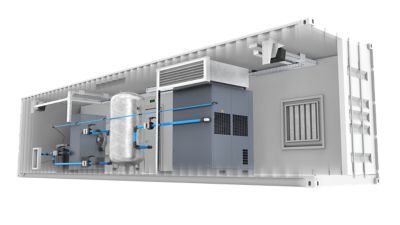 AIRCUBE - Containerized compressor room