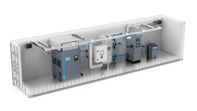 AIRCUBE - Containerized compressor room