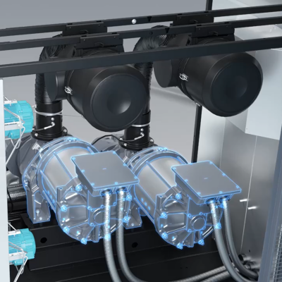 Oil lubricated screw compressor GA 180-315 VSD+