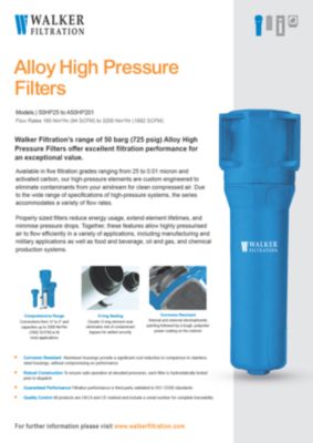 High Pressure Filters