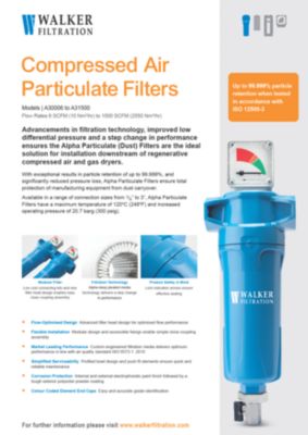 Alpha Coalescing & Particulate Filters